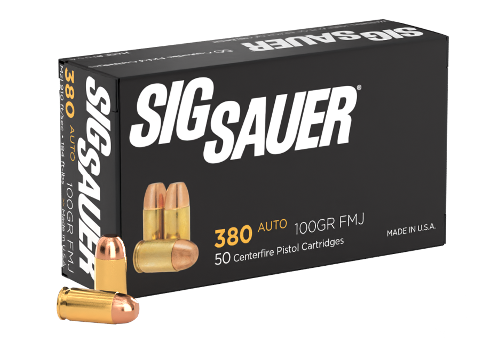 Sig Sauer Elite Ball 380 ACP 100gn FMJ 50rds - Spotted Dog Sporting Goods