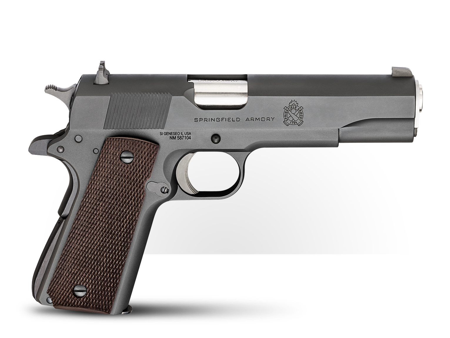 Springfield 1911 Milspec Parkerized 45ACP Package - Spotted Dog ...