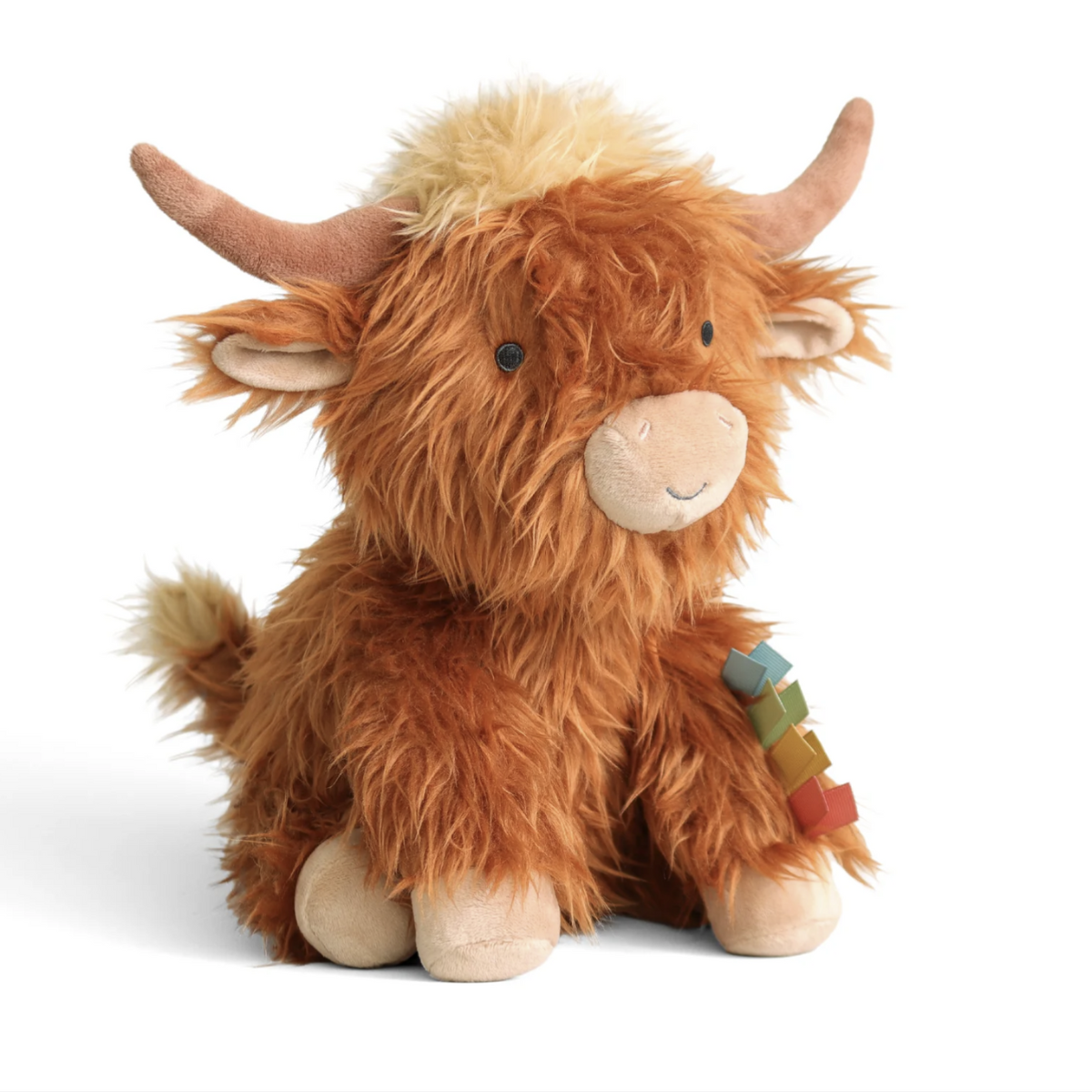 Itzy Ritzy: Plush Highland Cow - Nest, Bermuda