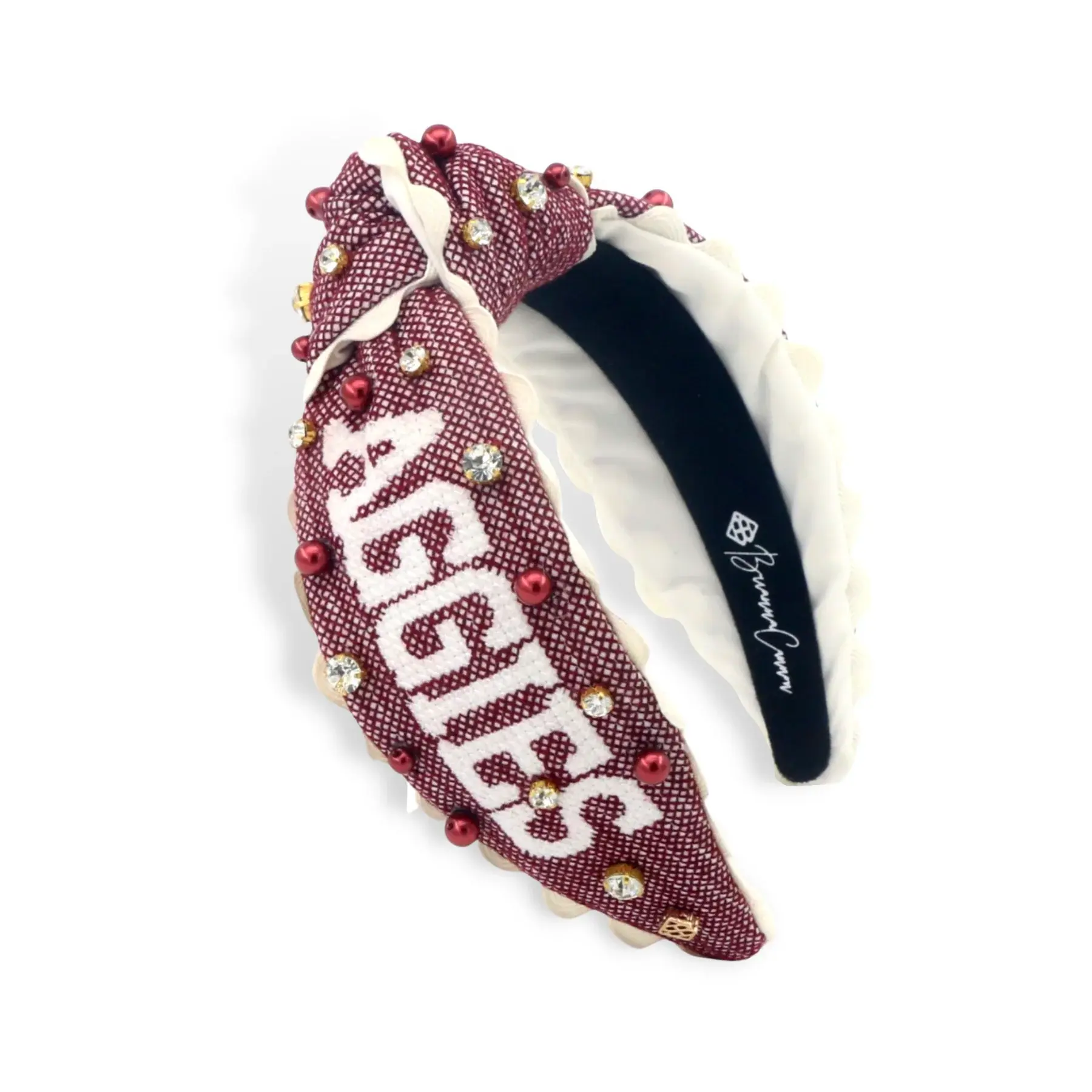 Brianna Cannon Aggies Gig 'Em Cross Stitch Headband - Pretty Please ...