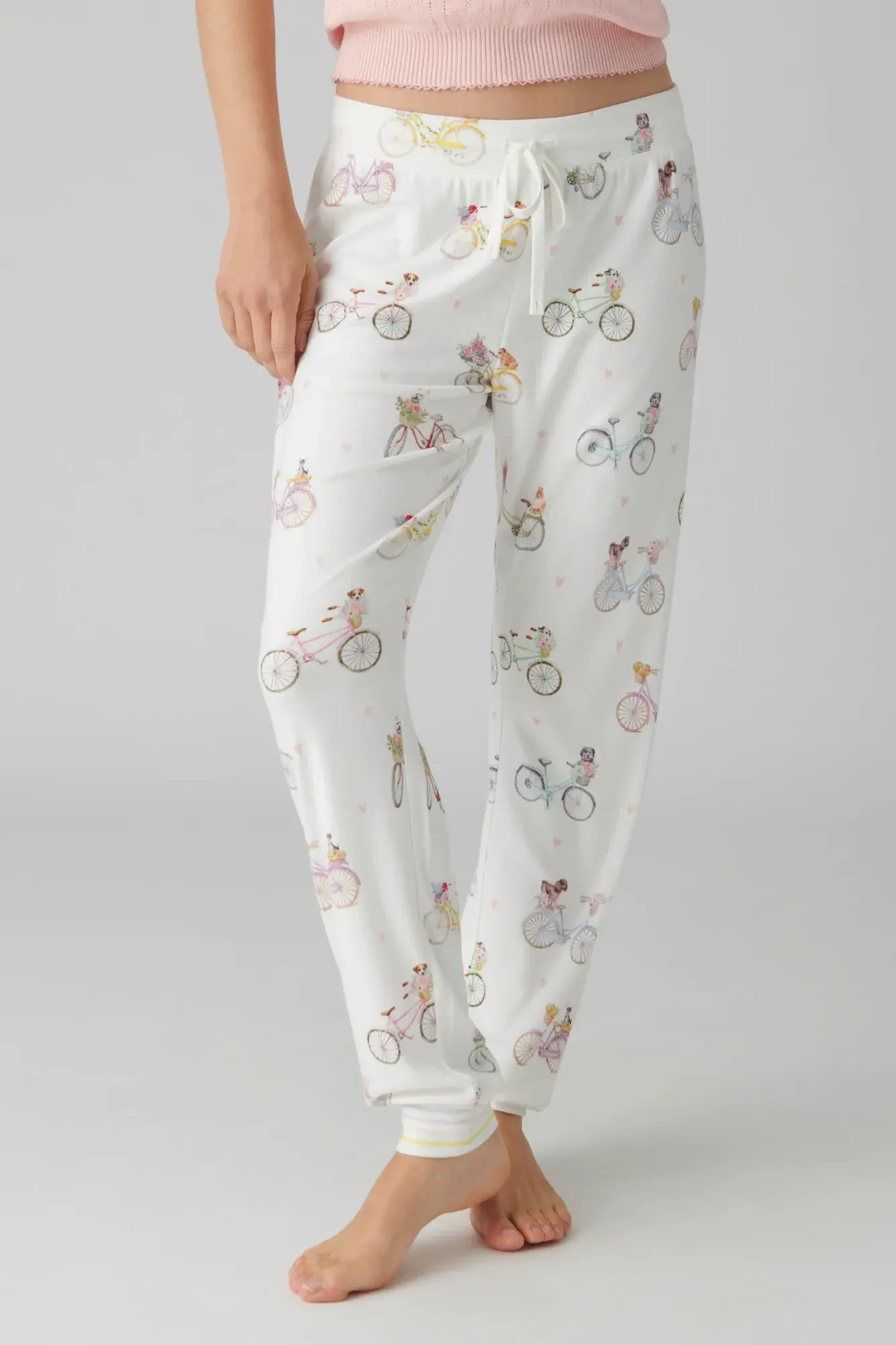 PJ Salvage Jam Pant Floral Market Ivory | Pretty Please Houston