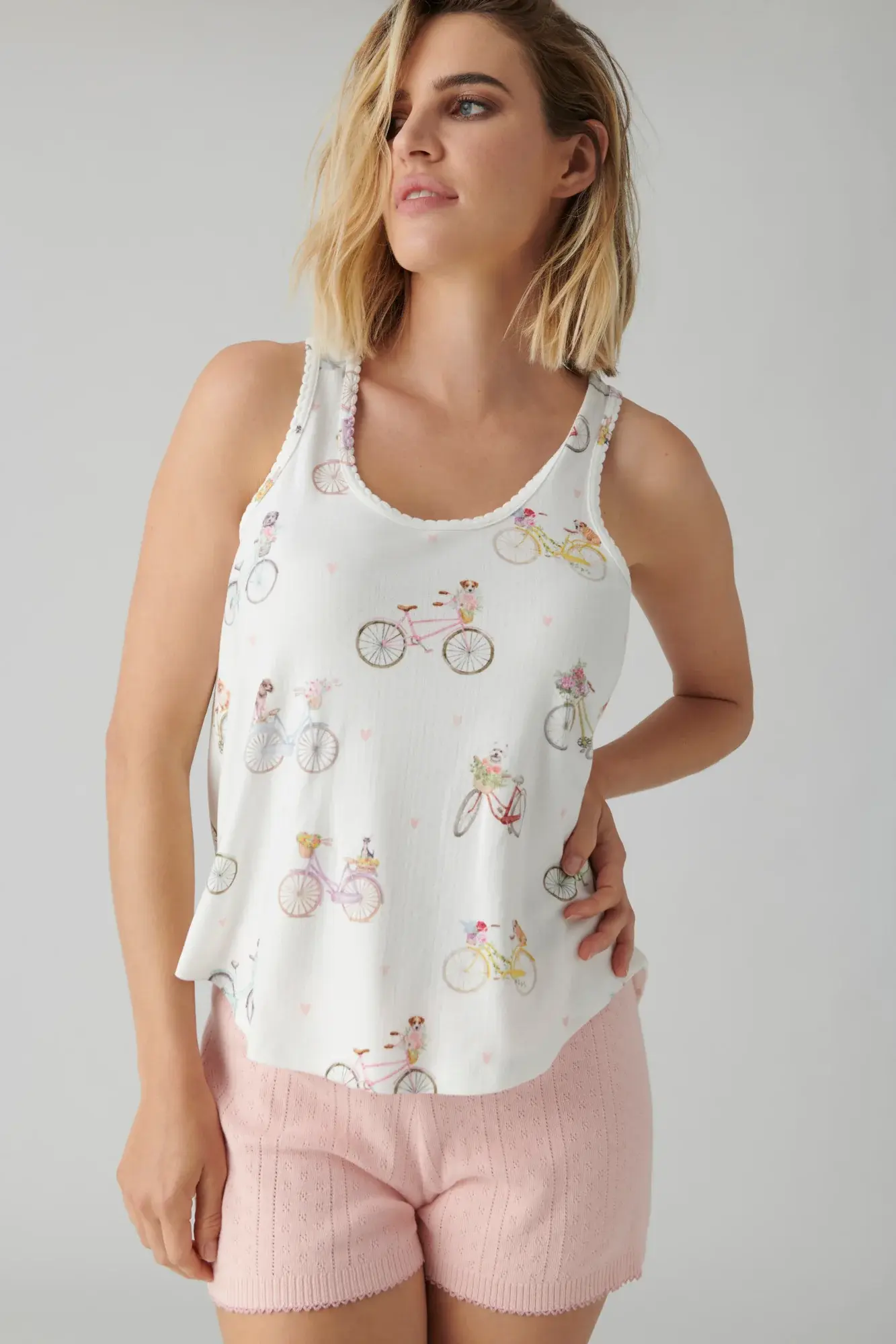 PJ Salvage Tank Floral Market Ivory | Pretty Please Houston - Pretty ...