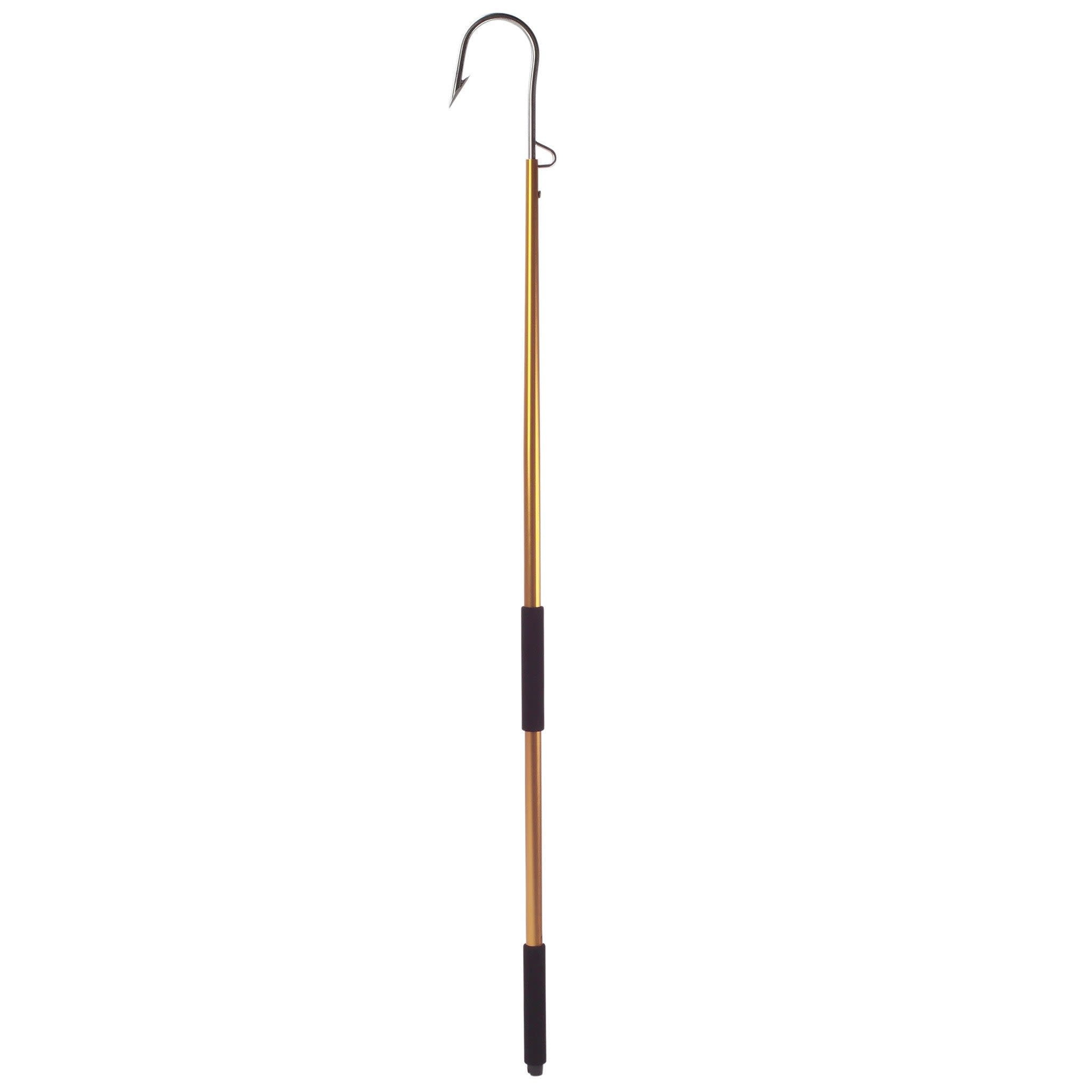 AFTCO ALUMINUM FISHING GAFF - Gold 6' / 2" Hook - Florida Watersports