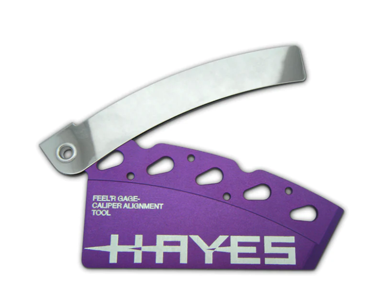 HAYES FEEL'R GAUGE BRAKE ALIGNEMENT TOOL PURPLE - ARG Sports Inc.