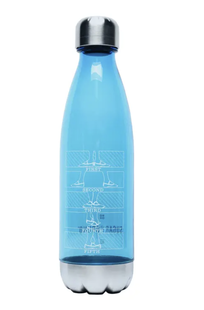 FIRST THROUGH FIFTH 25 OZ WATER BOTTLE - Jazz Rags Dancewear