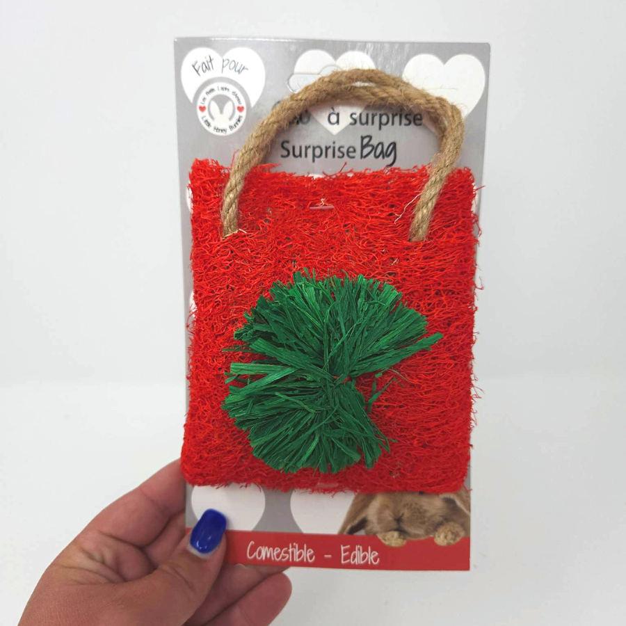 Les petits lapins d'amour sac à surprise de loofah - Domaine Animal