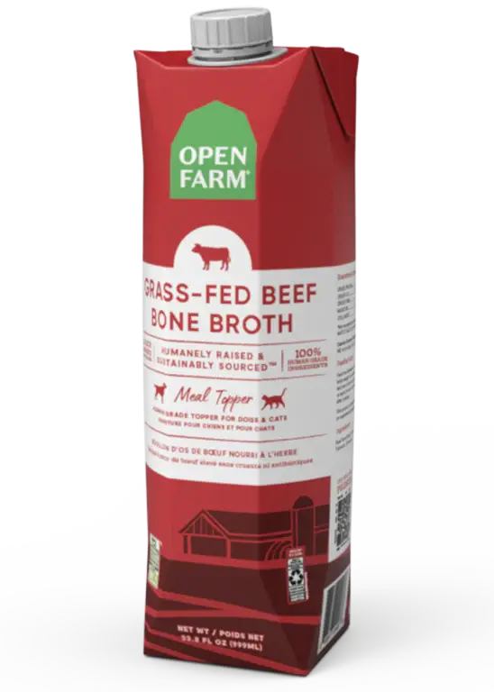 Open farm bouillon grass-fed bœuf 999ml - Domaine Animal
