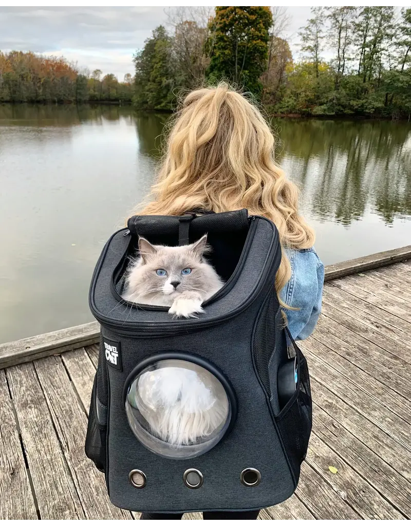 Travel Cat Travel cat sac a dos charcoal - Domaine Animal