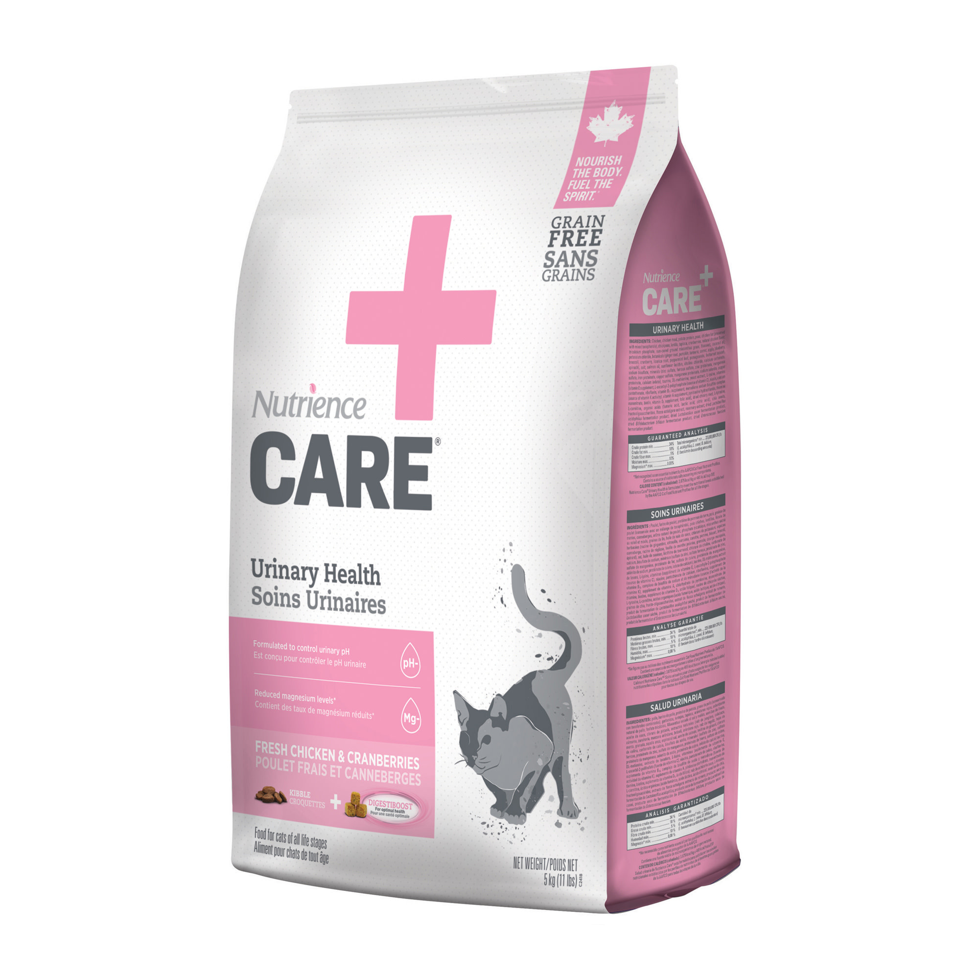 Nutrience care+ soins urinaire chats 5 kg - Domaine Animal