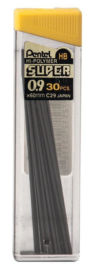 Pentel 0.9Mm Hb Lead 30 Pieces - Endeavours ThinkPlay
