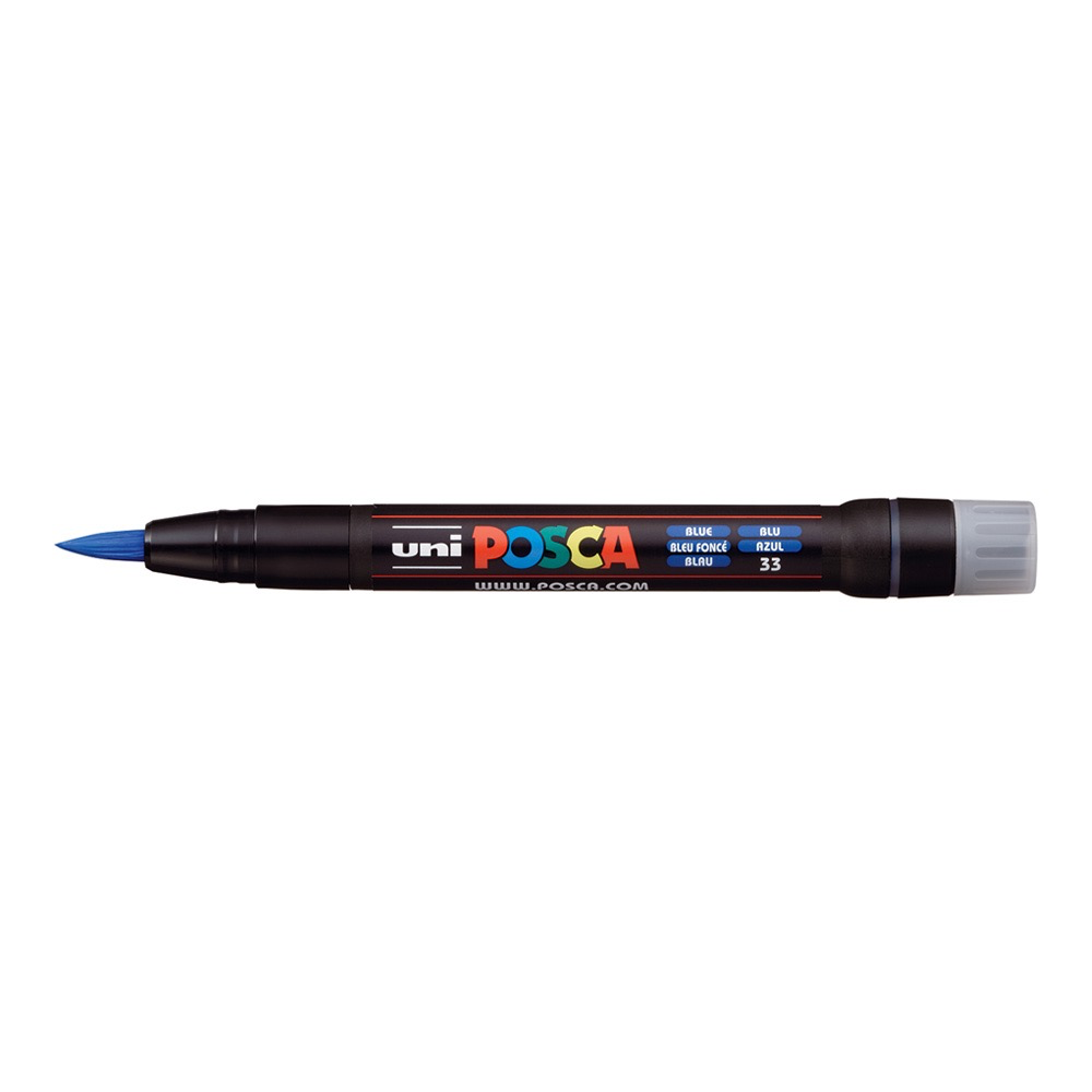 Posca Pcf-350 Brush Blue - Endeavours ThinkPlay