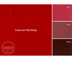 Gamblin Artist'S Oil Colors 37Ml Cadmium Red Deep - Endeavours ThinkPlay