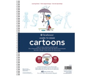 Strathmore Learn To Draw Cartoons Pad 9X12 - Endeavours ThinkPlay