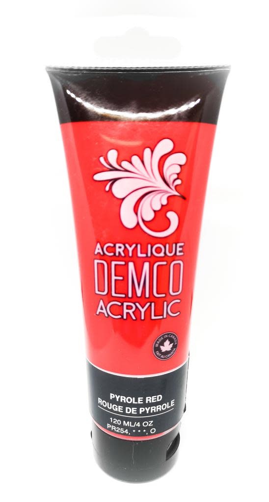 Demco Acrylic 120Ml Pyrole Red - Endeavours ThinkPlay