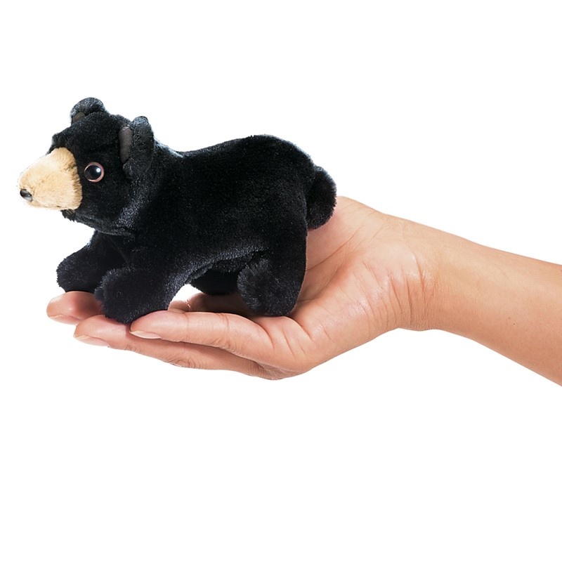 Mini Puppet - Black Bear - Endeavours ThinkPlay
