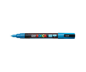 Posca Pc-3M Fine Glitter Light Blue - Endeavours ThinkPlay