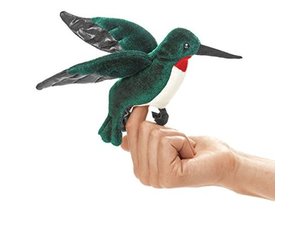 Folkmanis Mini Hummingbird Finger Puppet - Endeavours ThinkPlay