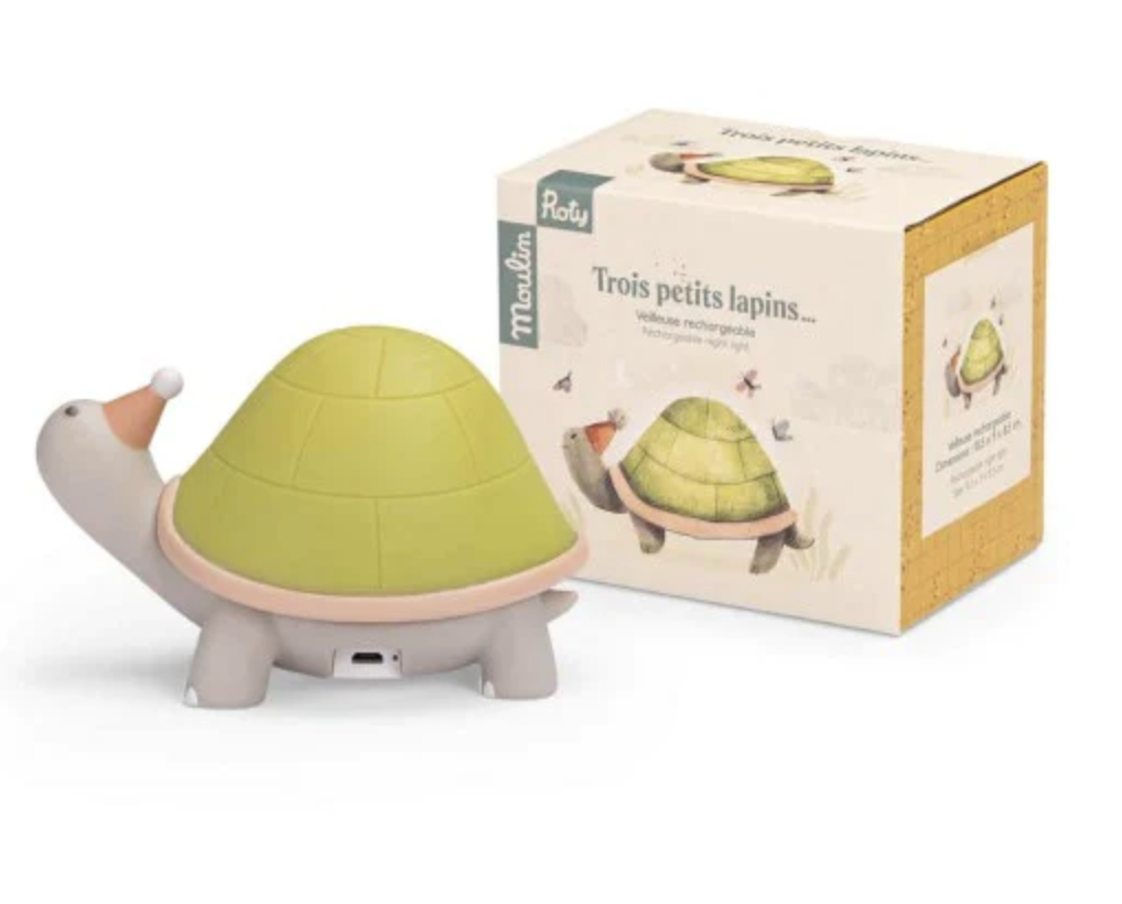 MOULIN ROTY - Trois Petits Lapins - Turtle Night Light USB - Endeavours ...
