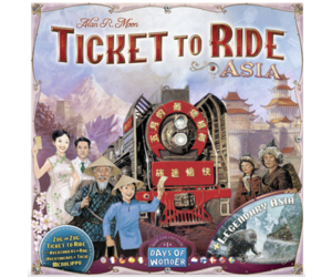 Ticket To Ride Expansion: Asia Map #1 - Endeavours ThinkPlay