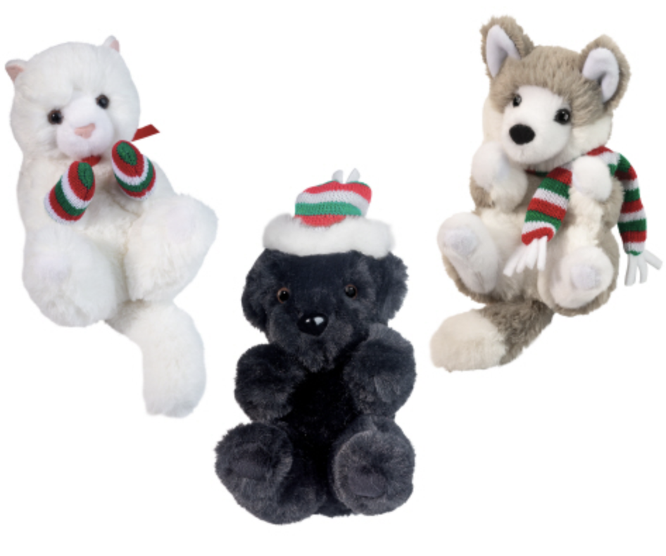 Douglas Cuddle Toy Plush Holiday Husky Lil' Baby - Endeavours ThinkPlay