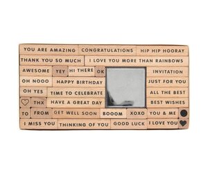 Paper Poetry Stamp Set, Best Wishes - 33-Piece - Endeavours ThinkPlay