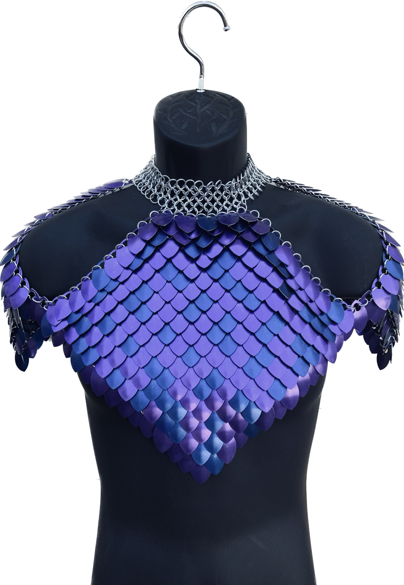 Poseidon's Forge Dragon Scale Pauldrons & Gorget - Purple, Blue ...