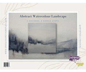 Endeavours & ThinkPlay Abstract Watercolour Landscape Tutorial by Kelly ...