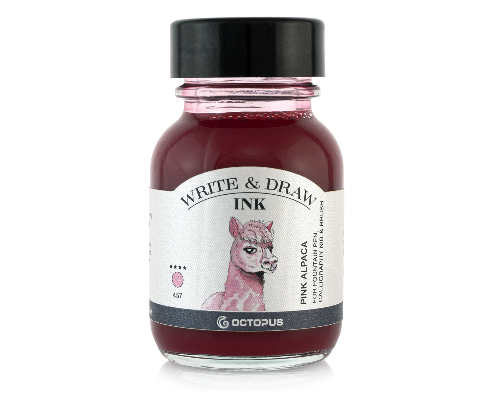 Octopus Ink Bottle Write & Draw 50 ml 457 Pink Alpaca - Endeavours ...