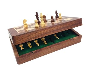 Piatnik Wooden Folding Chess Set 18cm - Endeavours ThinkPlay