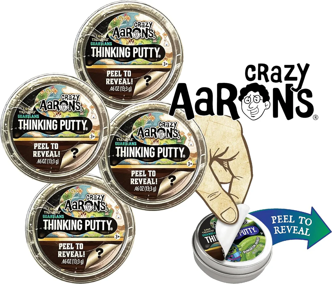 CRAZY AARON’S Crazy Aaron's Thinking Putty - Mini Mystery Tin: Lost ...