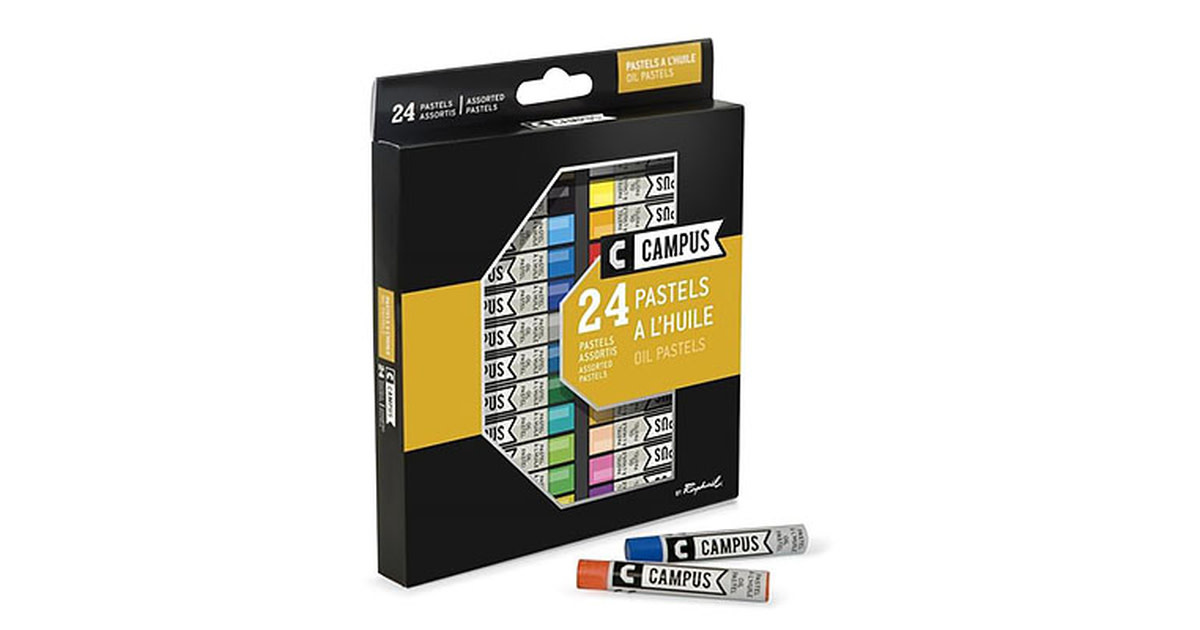 Campus by Raphael Oil Pastels - 24 Assorted Colours - Endeavours ThinkPlay