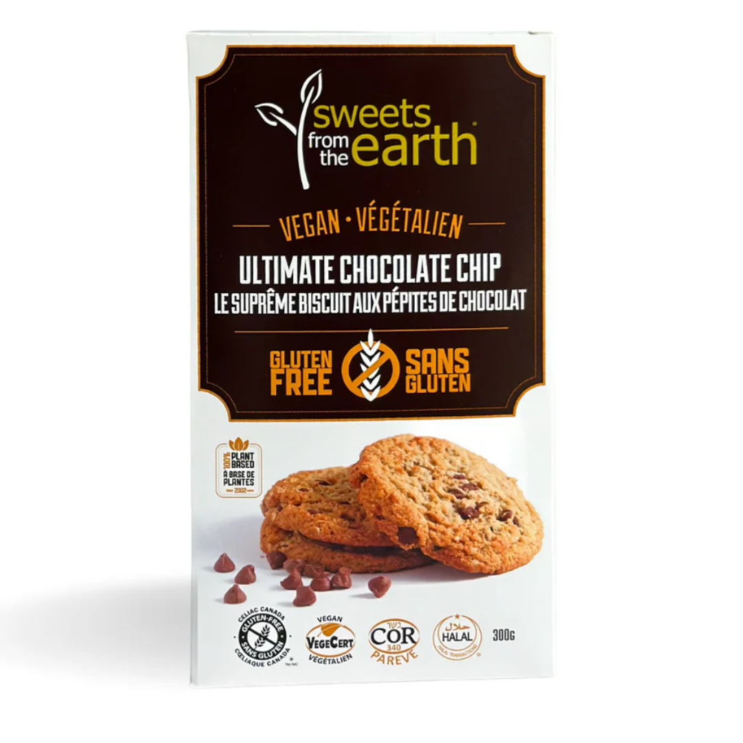 Sweets from the Earth Ultimate Chocolate Chip Cookies - 300g - VEGAN/GF - Endeavours ThinkPlay