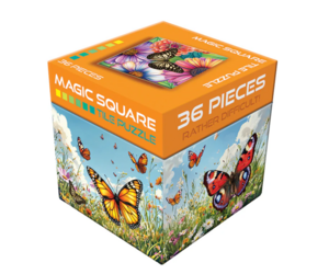Cheatwell Games Magic Square Tile Puzzle, 36pc - Butterflies ...