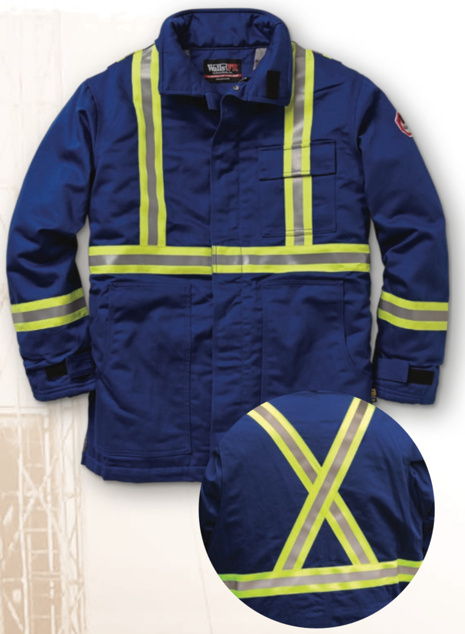 Walls FR Insulated Blue Striped Parka C35054 - Big Valley Sales