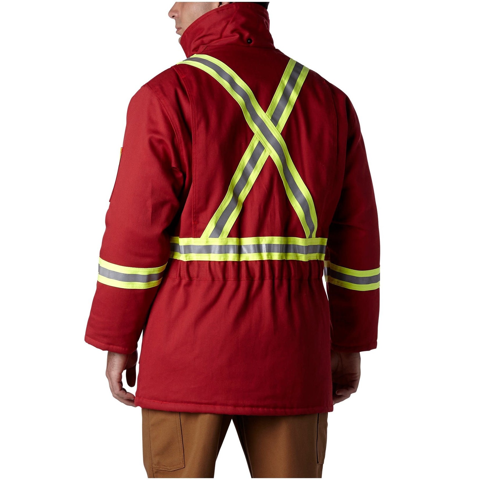 Walls Red FR Striped Parka - Big Valley Sales