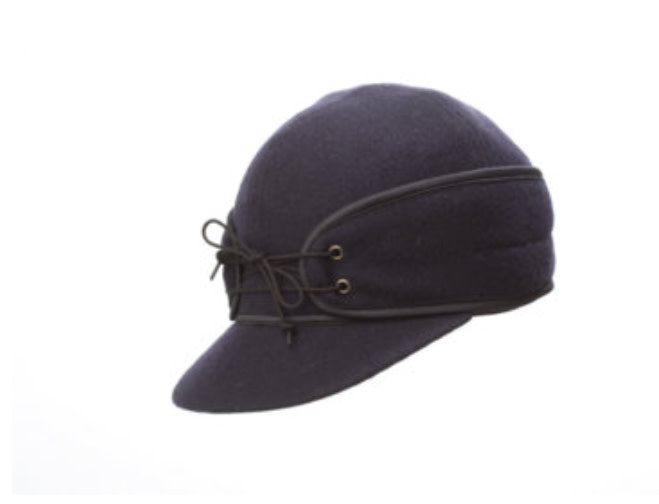 Crown Cap 1-170 Wool Blend Railroad Cap Navy - Big Valley Sales