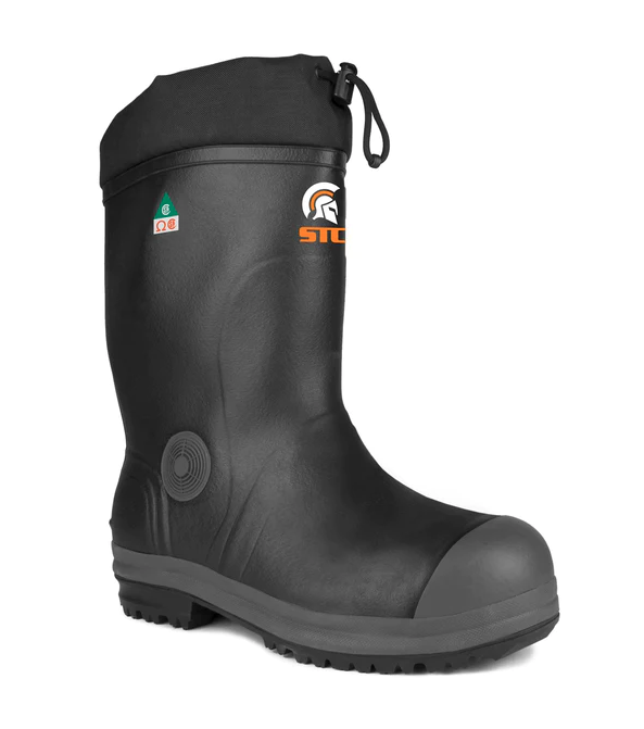 Acton Beaufort Men’s CSA Black Water Proof and Insulated Rubber Boot ...