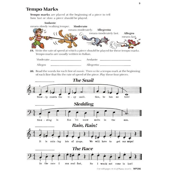 Level 1 - Bastien Piano Basics Theory - PianoWorks, Inc