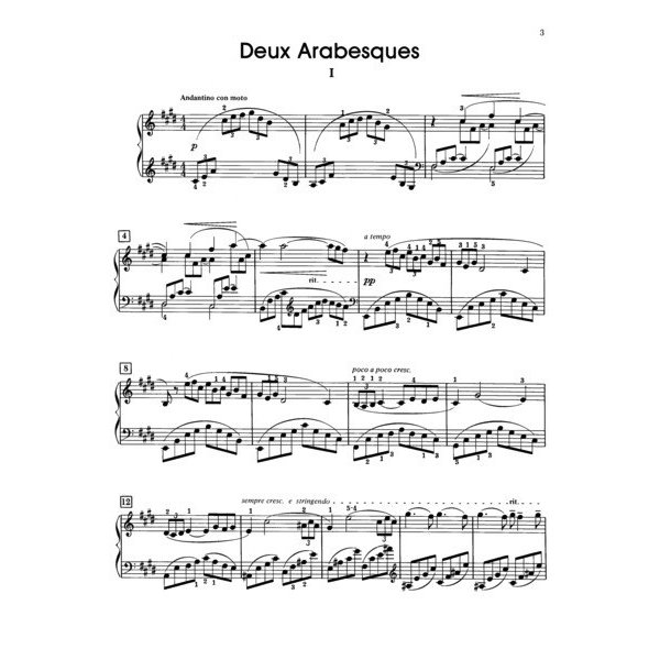 Debussy - Deux Arabesques for the Piano - PianoWorks, Inc