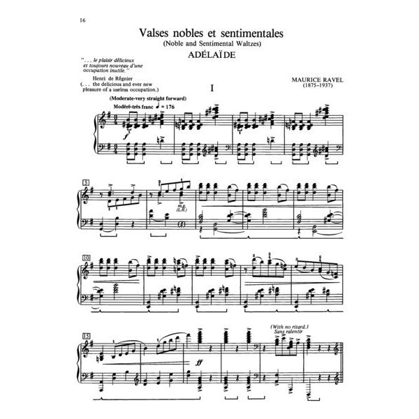 Ravel - Valses nobles et sentimentales - PianoWorks, Inc