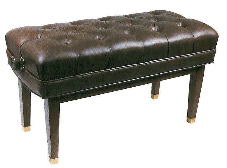 Jansen Standard Duet Artist Bench - Leather - PianoWorks, Inc