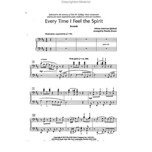 Every Time I Feel The Spirit - PianoWorks, Inc