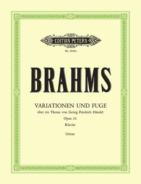 Brahms - Variations & Fugue on a Theme of Händel Op.24 - PianoWorks, Inc
