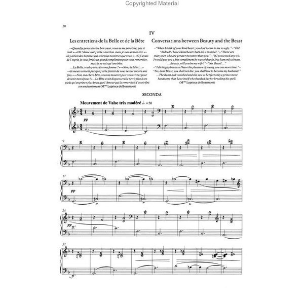 Ravel - Ma mère l'Oye - PianoWorks, Inc