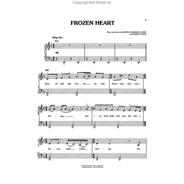 Frozen Easy Piano - PianoWorks, Inc