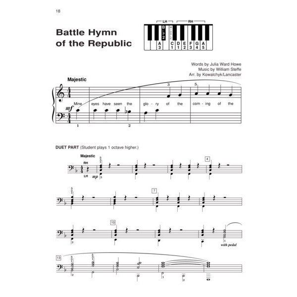 Alfred's Basic Piano Library: Patriotic Solo Book 1A - PianoWorks, Inc