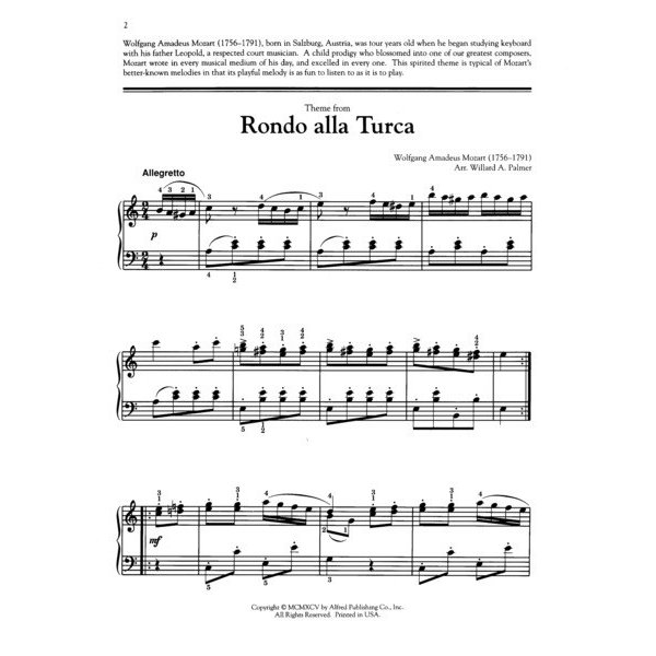 Rondo Alla Turca - PianoWorks, Inc