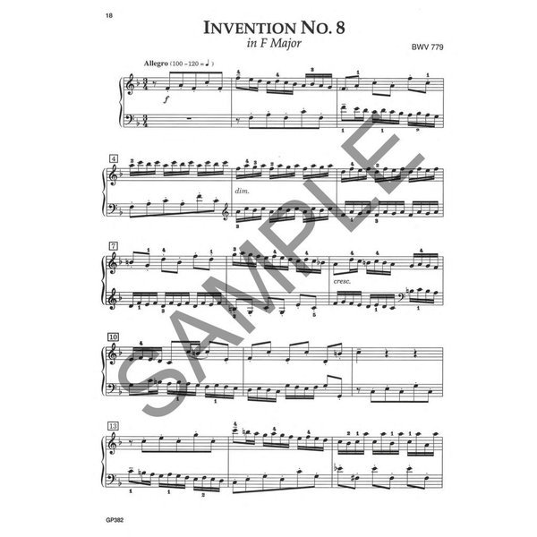 Bach -Two Part Inventions - PianoWorks, Inc