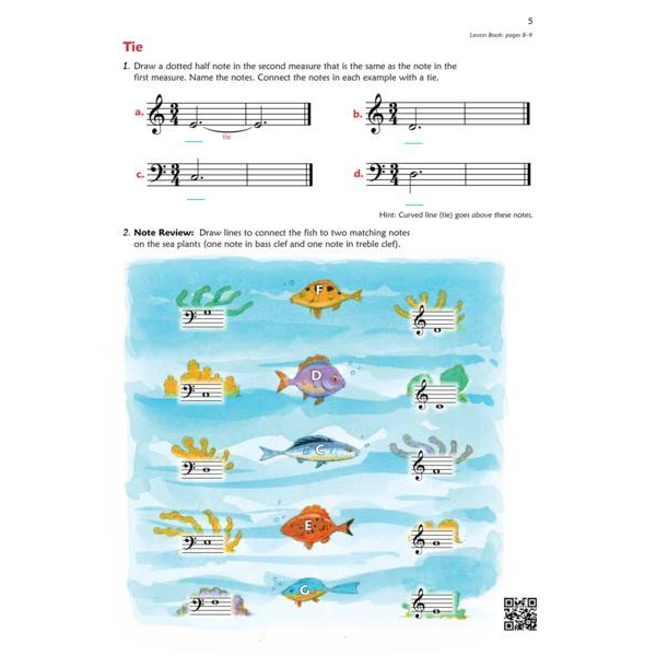 Premier Piano Course: Notespeller, Level 1B - PianoWorks, Inc