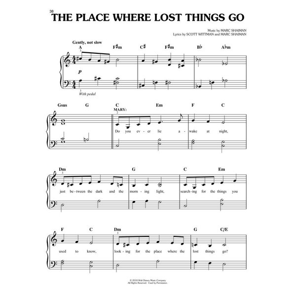 Mary Poppins Returns Easy Piano Pianoworks Inc